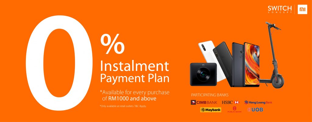 0% Instalment Payment Plan! - Switch Concept