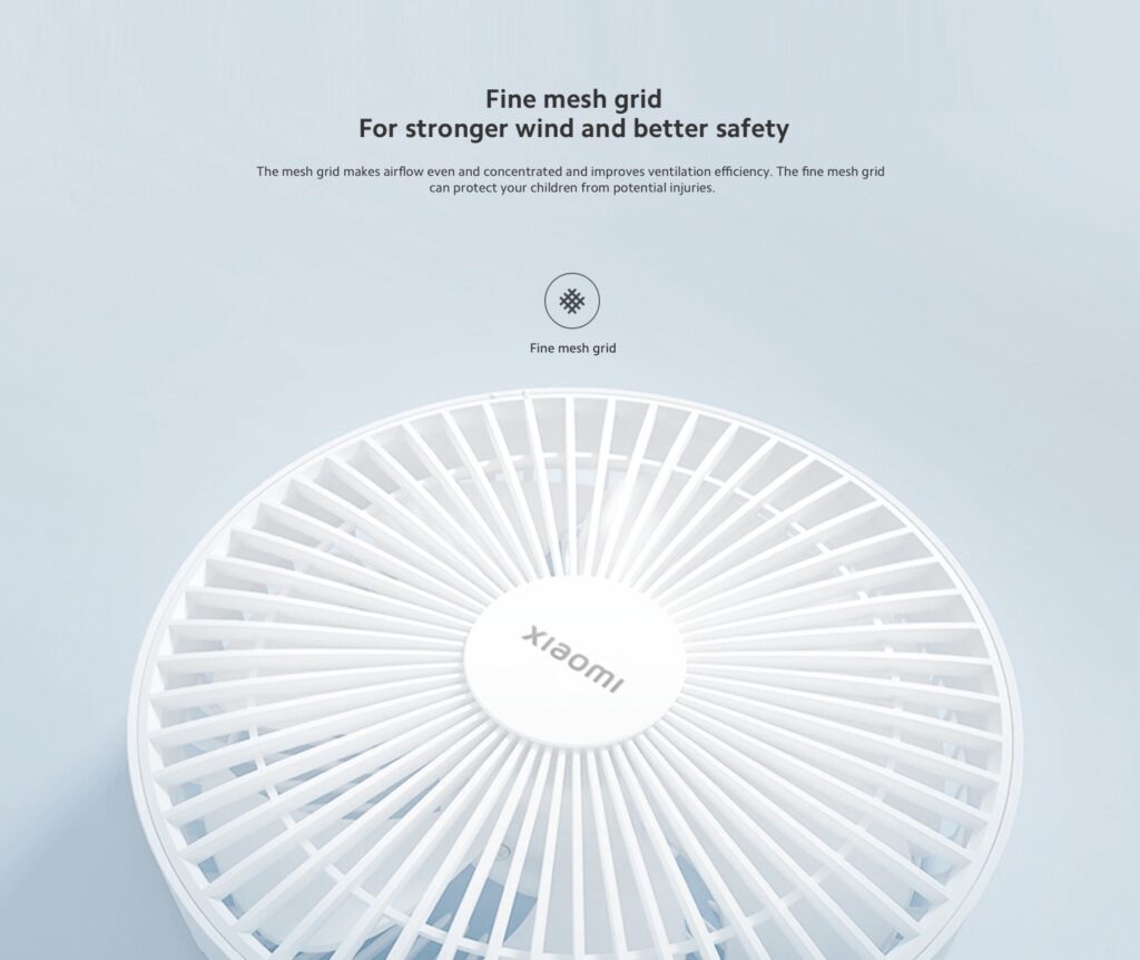 Xiaomi Rechargeable Mini Fan - Switch Concept