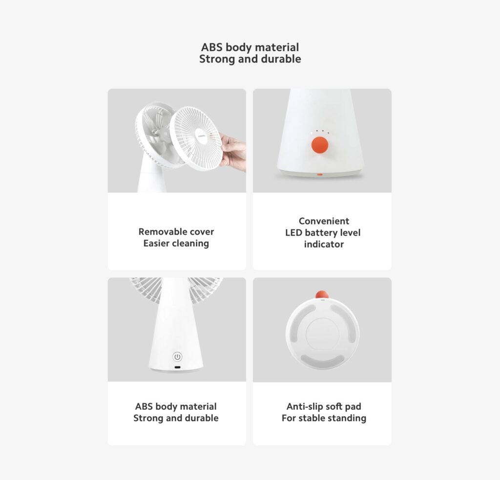 Xiaomi Rechargeable Mini Fan - Switch Concept